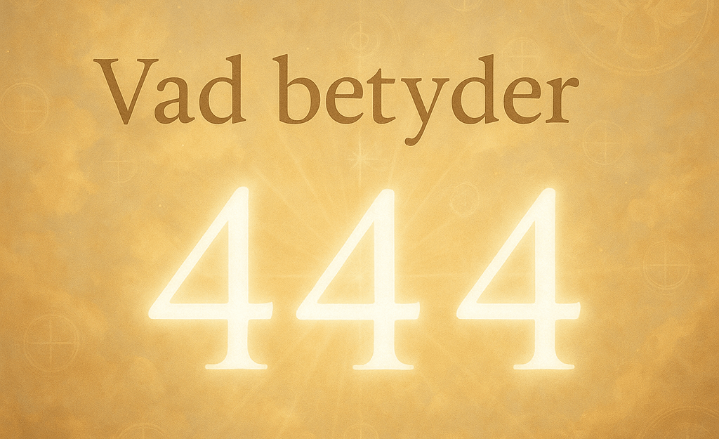 Vad betyder 444? – Global Utmaning
